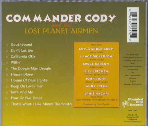 Commander Cody & The Lost Planet Airmen Commander Cody And His Lost ...