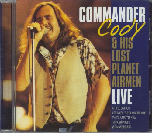 Commander Cody & The Lost Planet Airmen Live Portugese CD album (CDLP ...