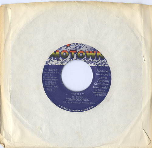 Commodores Still US 7" vinyl single (7 inch record / 45) (592215)