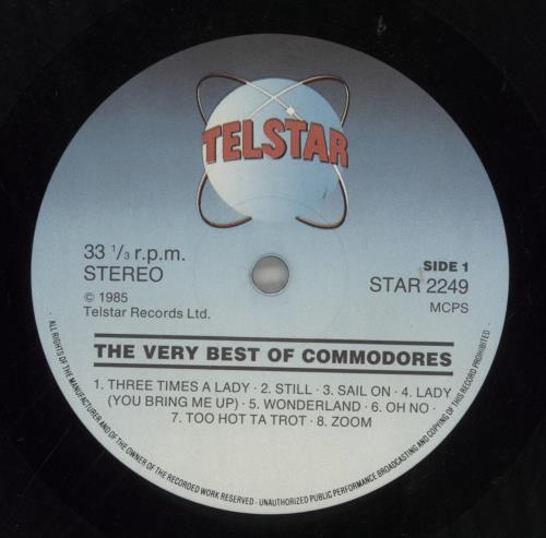 Commodores The Very Best Of Commodores UK vinyl LP album (LP record ...