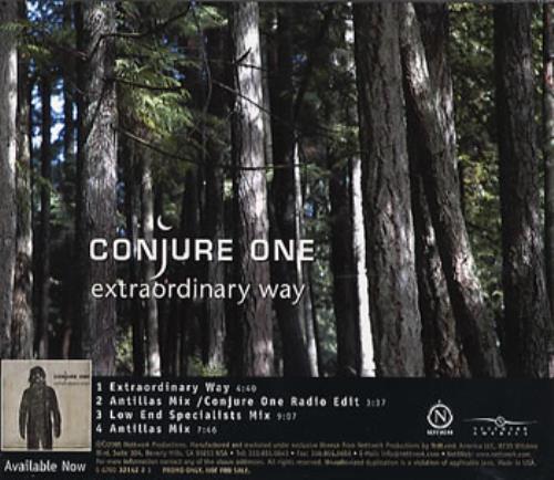 Conjure One Extraordinary Way US Promo CD single (CD5 / 5") (355671)