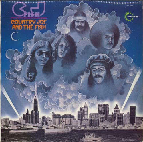 Country Joe & The Fish C.J. Fish UK vinyl LP album (LP record) (129610)