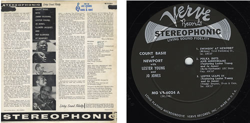 Count Basie At Newport US vinyl LP album (LP record) (370022)