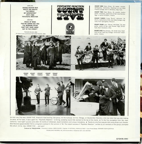 Count Five Psychotic Reaction - Sealed US vinyl LP album (LP record ...