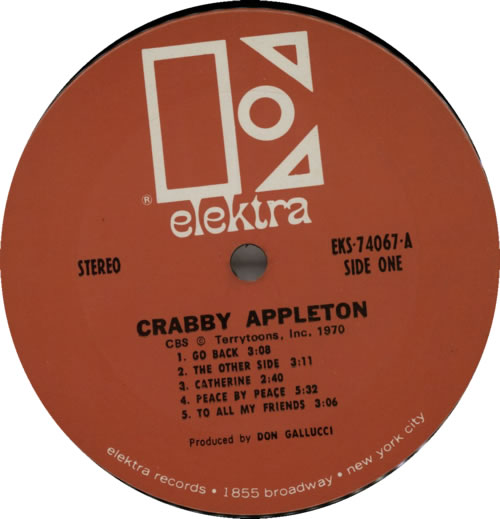 Crabby Appleton Crabby Appleton - 1st - shrink US vinyl LP album (LP record) (357641)