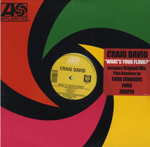 Craig David What's Your Flava? US Promo 12" vinyl single (12 inch ...