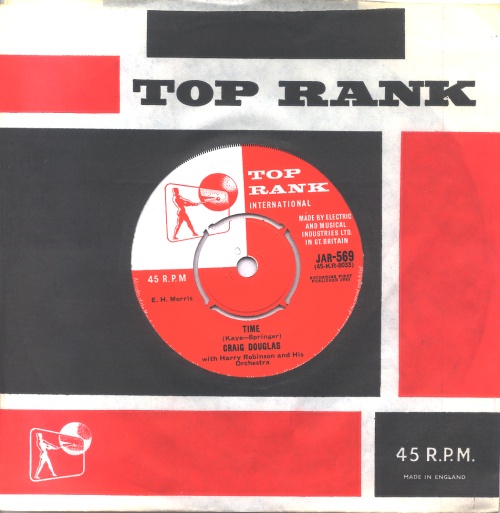 Craig Douglas Time UK 7" vinyl single (7 inch record / 45) (558996)