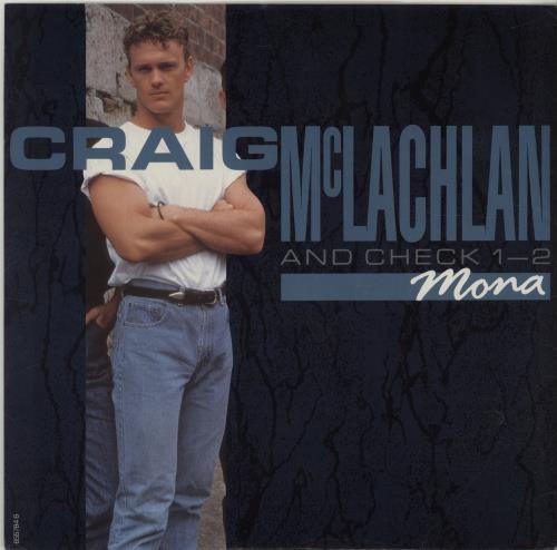 Craig McLachlan Mona UK 12" vinyl single (12 inch record / Maxi-single ...