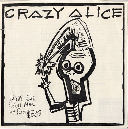 Crazy Alice Gone Away US 7" vinyl single (7 inch record / 45) (559260)