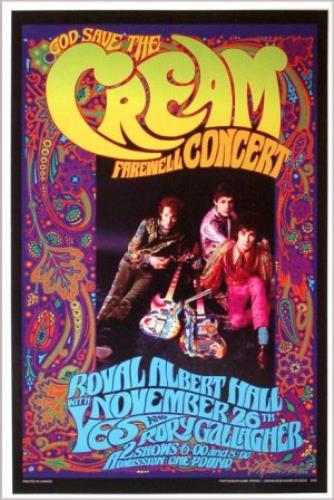 Cream Farewell Concert Poster Canadian poster (373541)