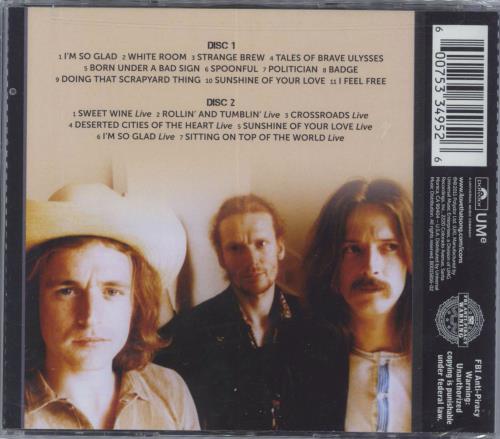 Cream Icon 2 - Sealed US 2 CD album set (Double CD) (802131)