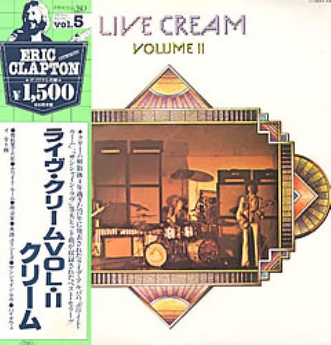 Cream Live Cream Volume II Japanese vinyl LP album (LP record) (165992)