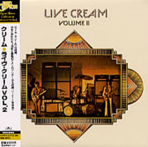 Cream Live Cream Volume II Japanese CD album (CDLP) (202720)