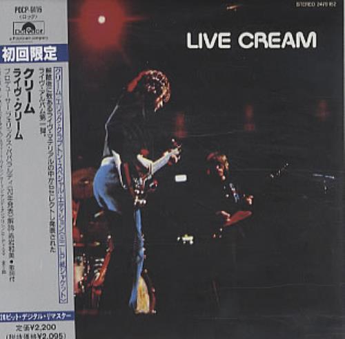 Cream Live Cream Japanese Promo CD album (CDLP) (322638)