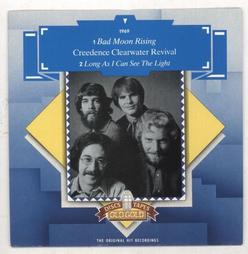 Creedence Clearwater Revival Bad Moon Rising - P/s UK 7" vinyl single (7 inch record / 45) (738678)