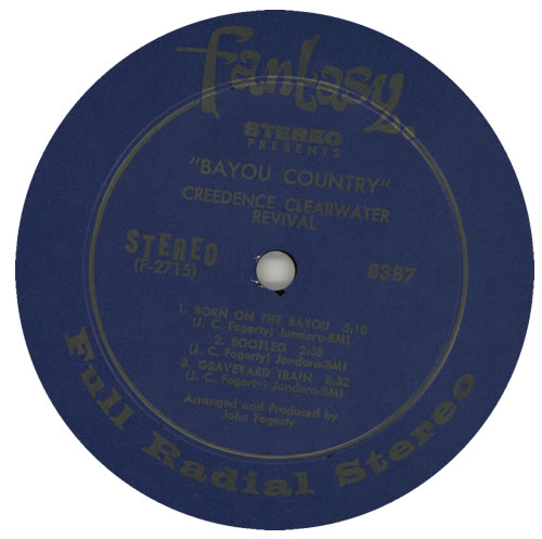 Creedence Clearwater Revival Bayou Country US vinyl LP album (LP record) (323740)