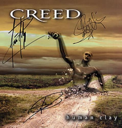 Creed Human Clay - AUTOGRAPHED US 2-LP vinyl record set (Double LP ...