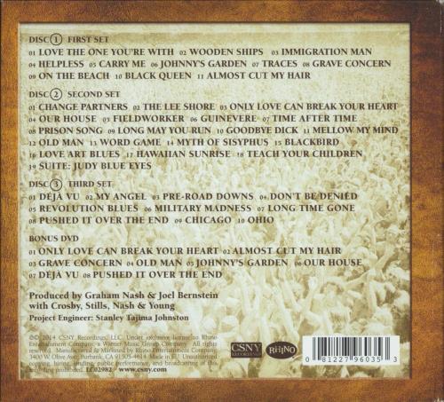 Crosby, Stills, Nash & Young CSNY 1974 UK CD Album Box Set (790999)