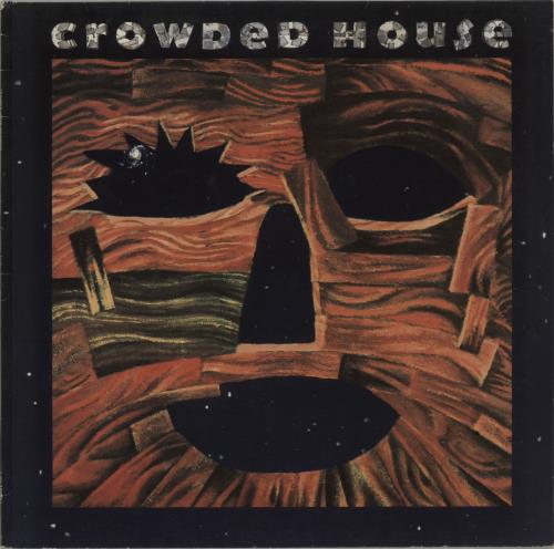 Crowded House Woodface - EX UK vinyl LP album (LP record) (679013)