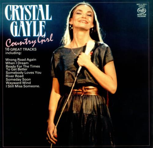 Crystal Gayle Country Girl UK vinyl LP album (LP record) (231426)
