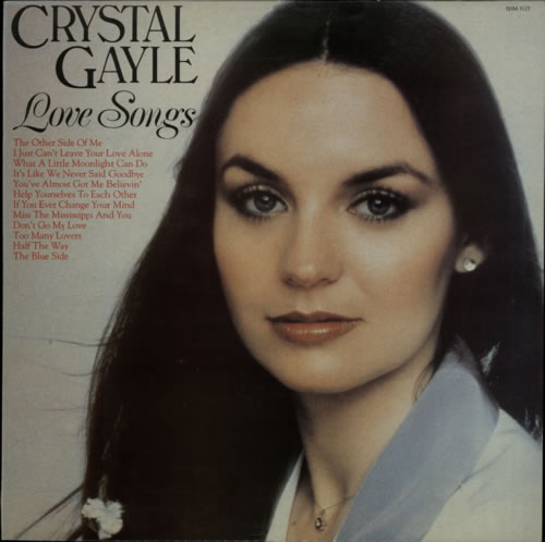 Crystal Gayle Love Songs UK vinyl LP album (LP record) (616159)