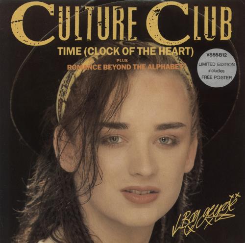 Culture Club Time (Clock Of The Heart) + Poster UK 12" vinyl single (12 ...