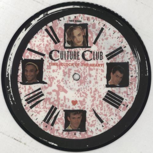 Culture Club Time UK 7" vinyl picture disc (7 inch picture disc single ...