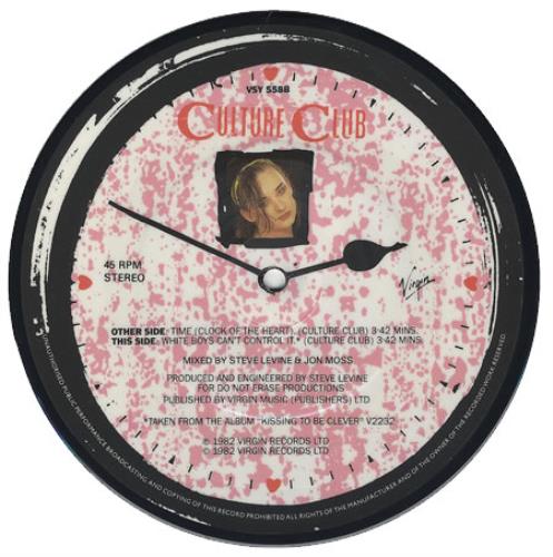 Culture Club Time UK 7" vinyl picture disc (7 inch picture disc single ...
