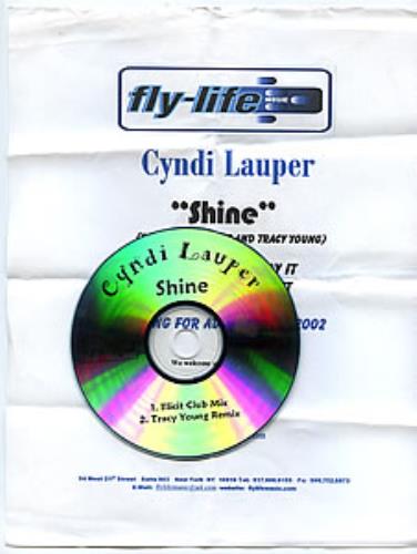 Cyndi Lauper Shine US Promo CD-R acetate (233037)