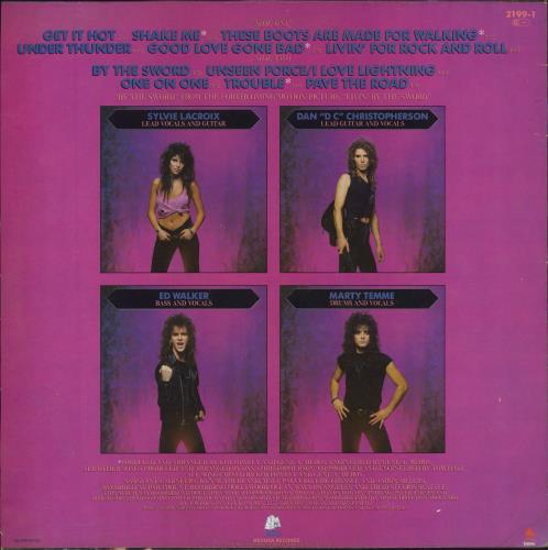 D.C. Lacroix Livin' By The Sword UK vinyl LP album (LP record) (812832)