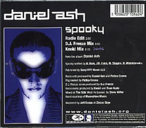 Daniel Ash Spooky US CD single (CD5 / 5") (207421)