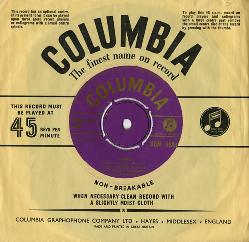 Danny Purches Mama UK 7" vinyl single (7 inch record / 45) (552900)