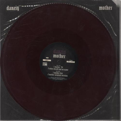 Danzig Mother - Purple Vinyl UK 12" vinyl single (12 inch record / Maxi ...