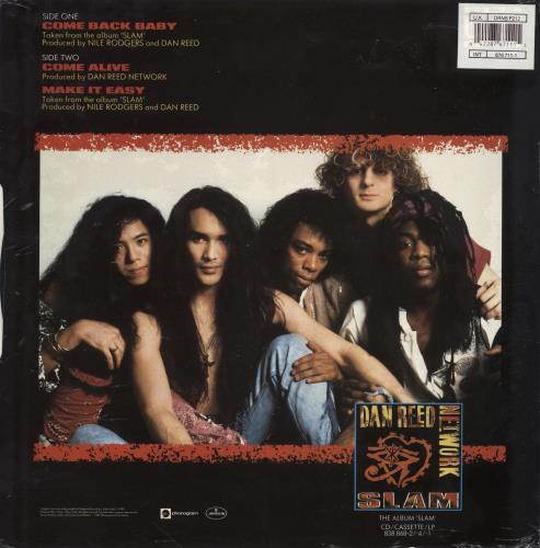 Dan Reed Network Come Back Baby + Stencil - Sealed UK 12" vinyl single ...