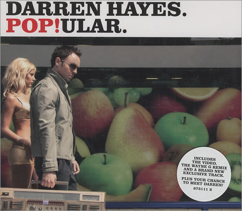 Darren Hayes Popular UK 2-CD single set (Double CD single) (298438)