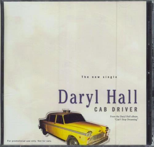 Daryl Hall Cab Driver US Promo CD single (CD5 / 5") (282997)