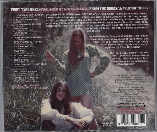 Daughters Of Albion Daughters Of Albion UK CD album (CDLP) (779451)