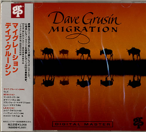 Dave Grusin Migration Japanese Promo CD album (CDLP) (616017)