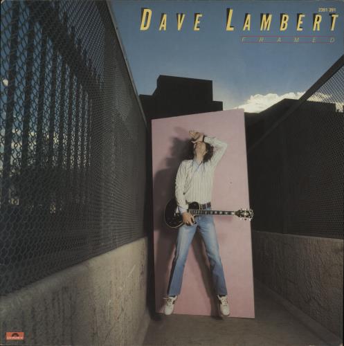 Dave Lambert Framed French vinyl LP album (LP record) (855175)