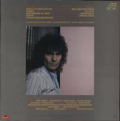 Dave Lambert Framed French vinyl LP album (LP record) (855175)