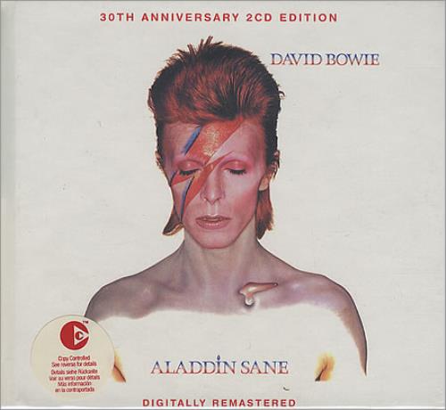 David Bowie Aladdin Sane 30th Anniversary UK 2 CD album set (Double CD ...