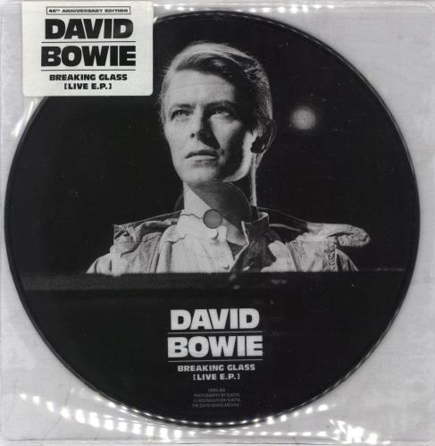 David Bowie Breaking Glass (Live E.P.) UK 7" vinyl picture disc (7 inch ...
