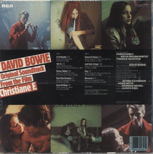 David Bowie Christiane F. - Sealed US vinyl LP album (LP record) (91280)