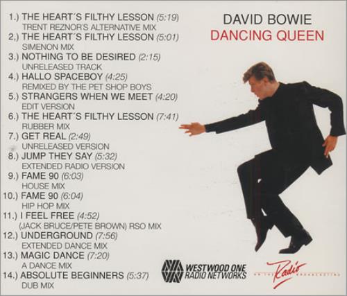 David Bowie Dancing Queen US Promo CD album (CDLP) (159461)