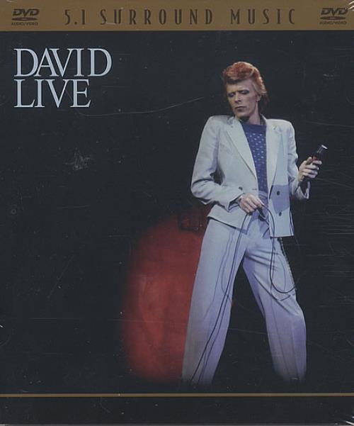 David Bowie David Live UK DVD-Audio disc (316811)