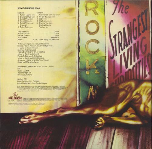 David Bowie Diamond Dogs - 180gm UK vinyl LP album (LP record) (810588)
