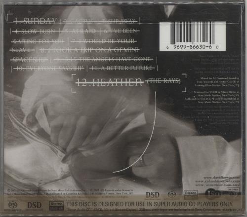 David Bowie Heathen US super audio CD SACD (694104)