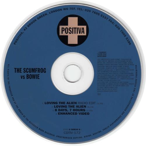 David Bowie Loving The Alien UK CD single (CD5 / 5") (212599)