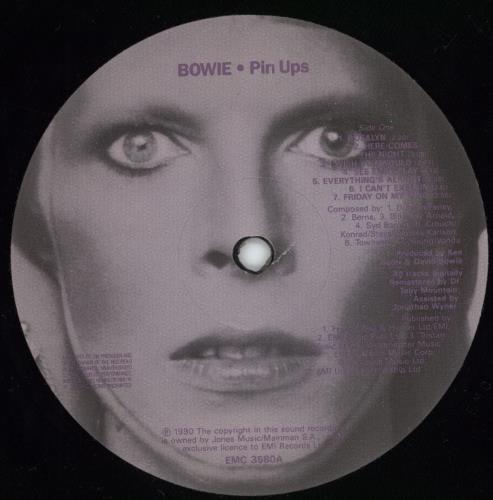 David Bowie Pin Ups UK vinyl LP album (LP record) (174641)