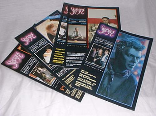 David Bowie Starzone UK fanzine (216798) FANZINES